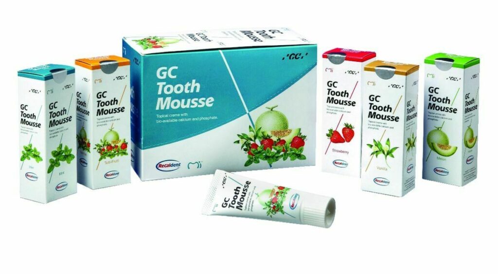 GC Tooth Mousse Topical Tooth Crème Strengthen Tooth Surface 10pc Box ...