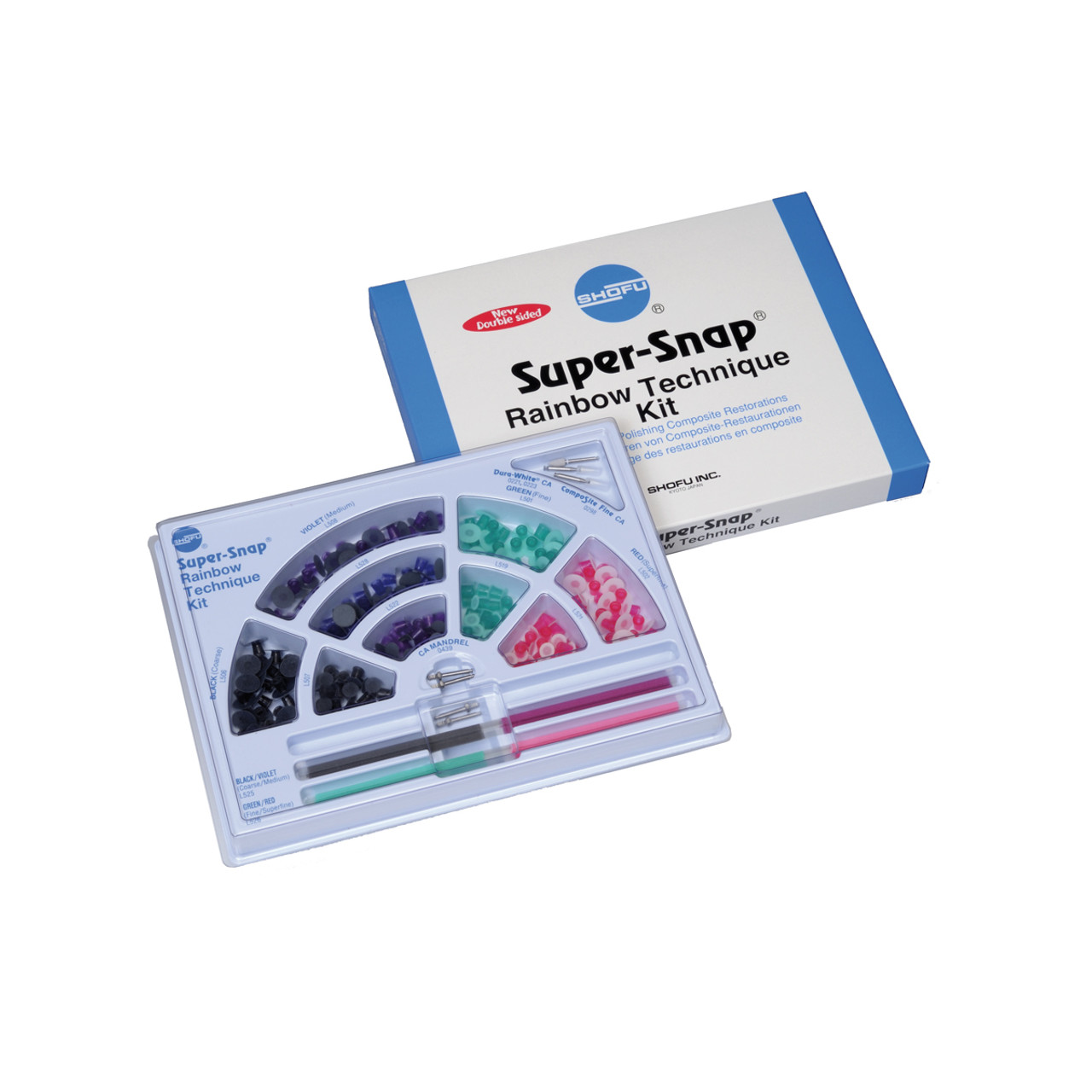 Shofu Super-Snap Rainbow Technique Efficient Safe Finishing & Polishing Kit
